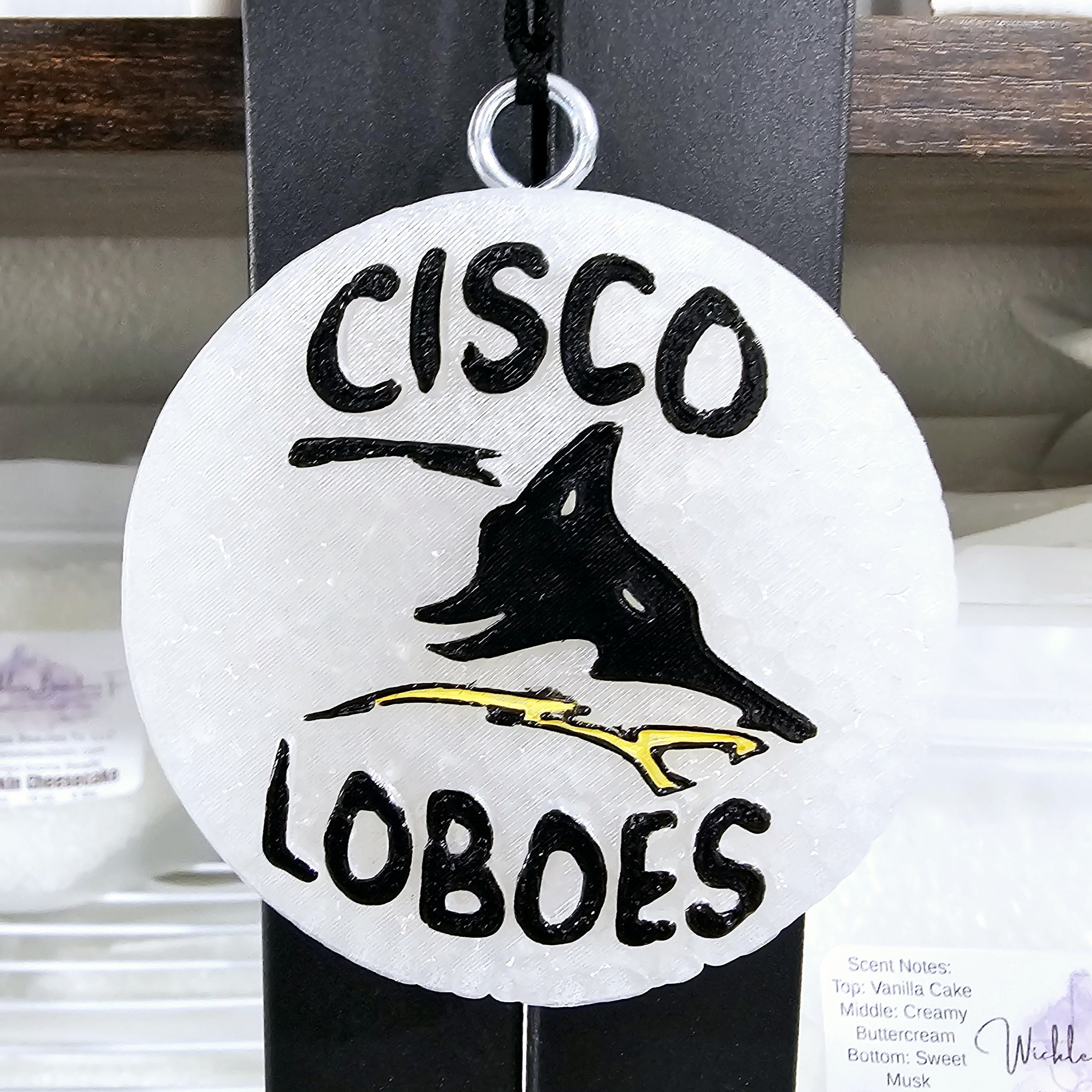 Cisco Loboes Car Freshie – Wickless Beauties Tx. LLC