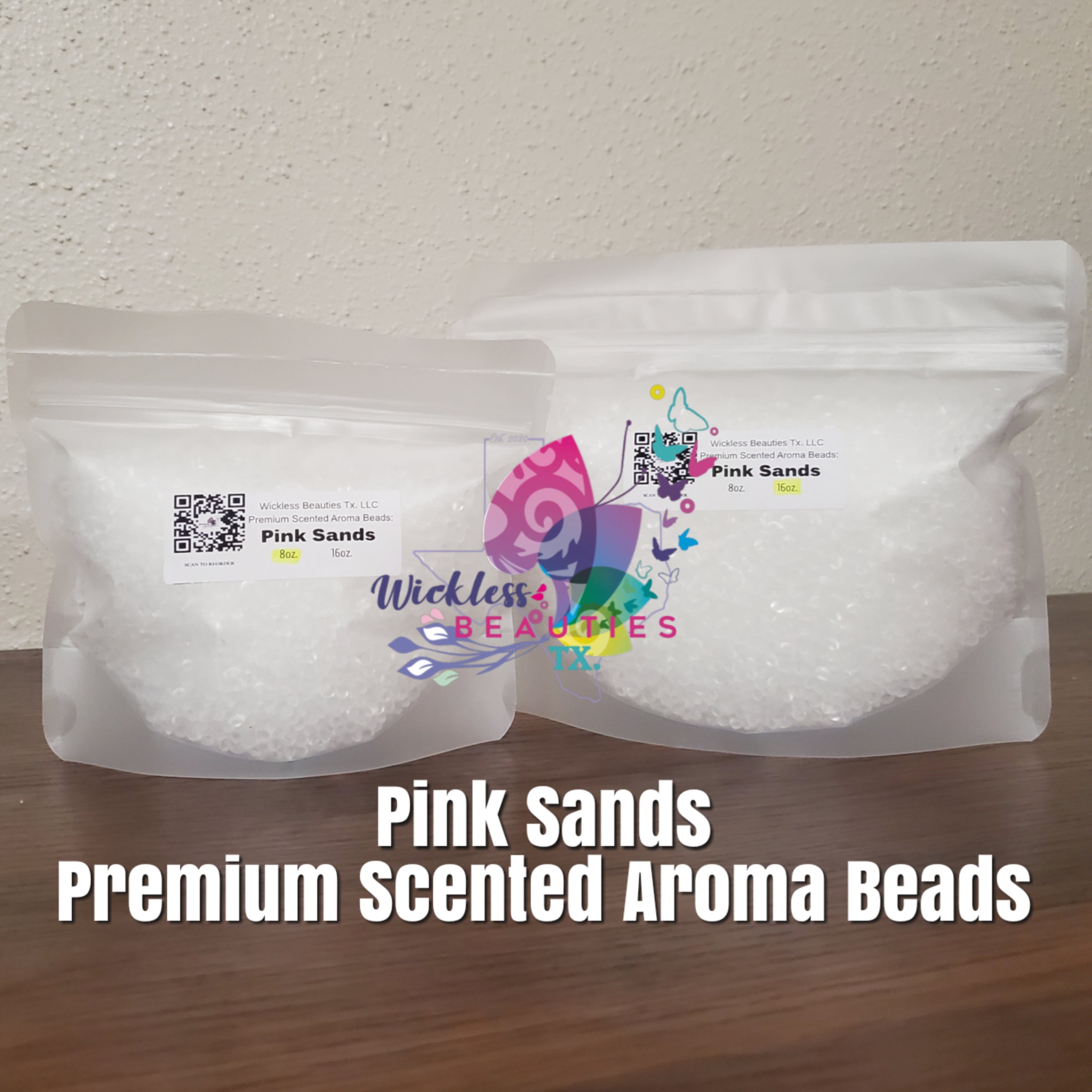 Pink Sands (Yankee Type) Scented Aroma Beads – Wickless Beauties Tx. LLC